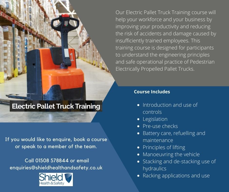 Electric Pallet Truck Training Manual at Sharon Cordero blog