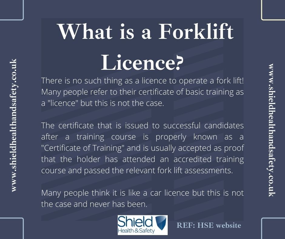 What Is A Forklift License at Aurea Williams blog